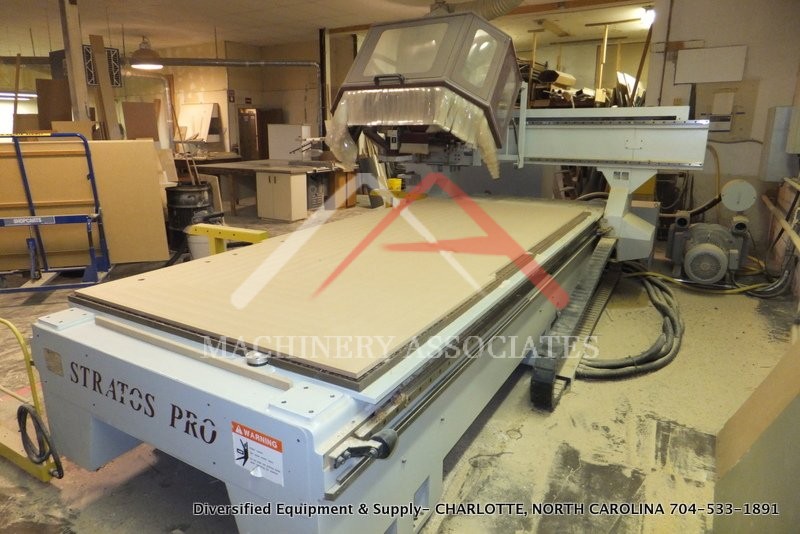 ANDERSON AMERICA STRATOS PRO 5'x 12' CNC With RARE C-Axis + 25Hp Becker ...