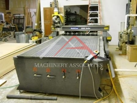 Multicam 3000 Series CNC Router, 5’x10’ Table, 10HP Spindle, 8 Station ...