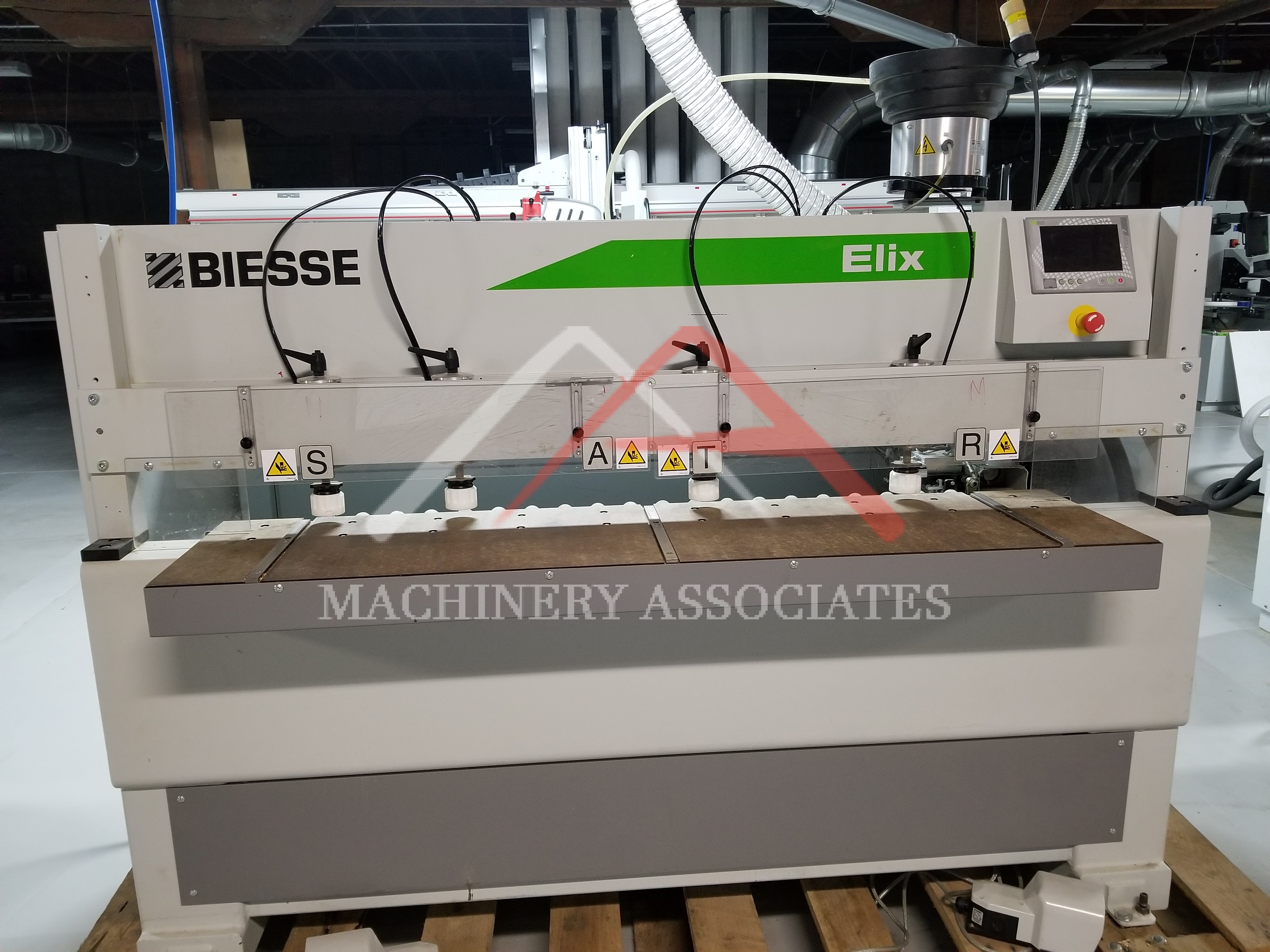 Biesse/Omal CNC bore and dowel insertion machine