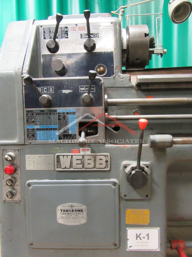 Used Takisawa Engine lathe Model TSL-1000D