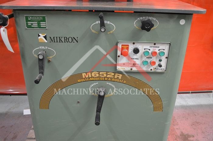 MIKRON M652R Curved Moulding Shaper w Router MOULDER