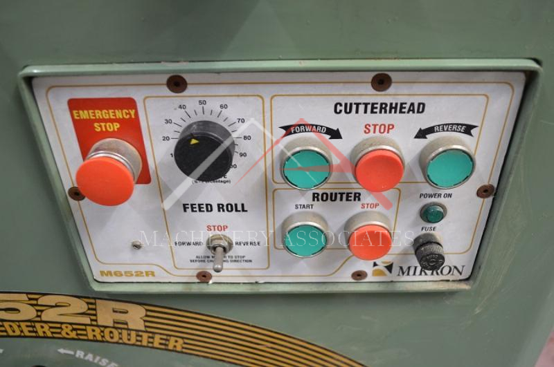 MIKRON M652R Curved Moulding Shaper w Router MOULDER