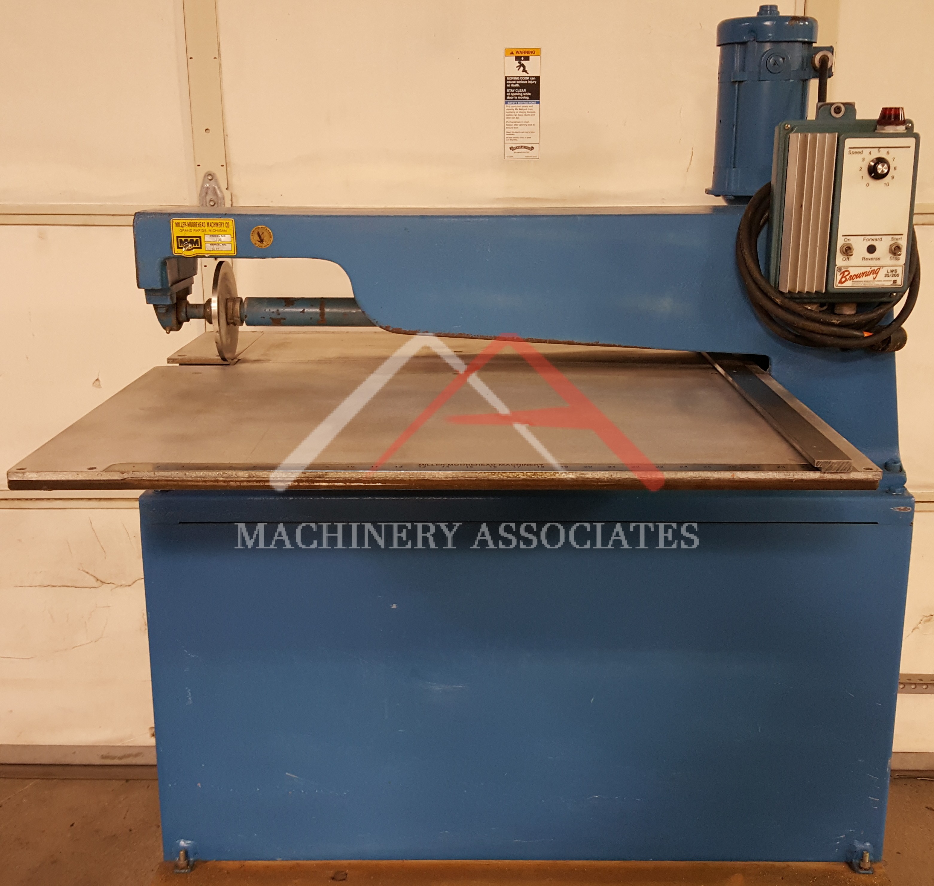 Miller-Moorehead 310, 31" Laminate Slitter, 1/2HP 3PH Motor, Cleaned ...