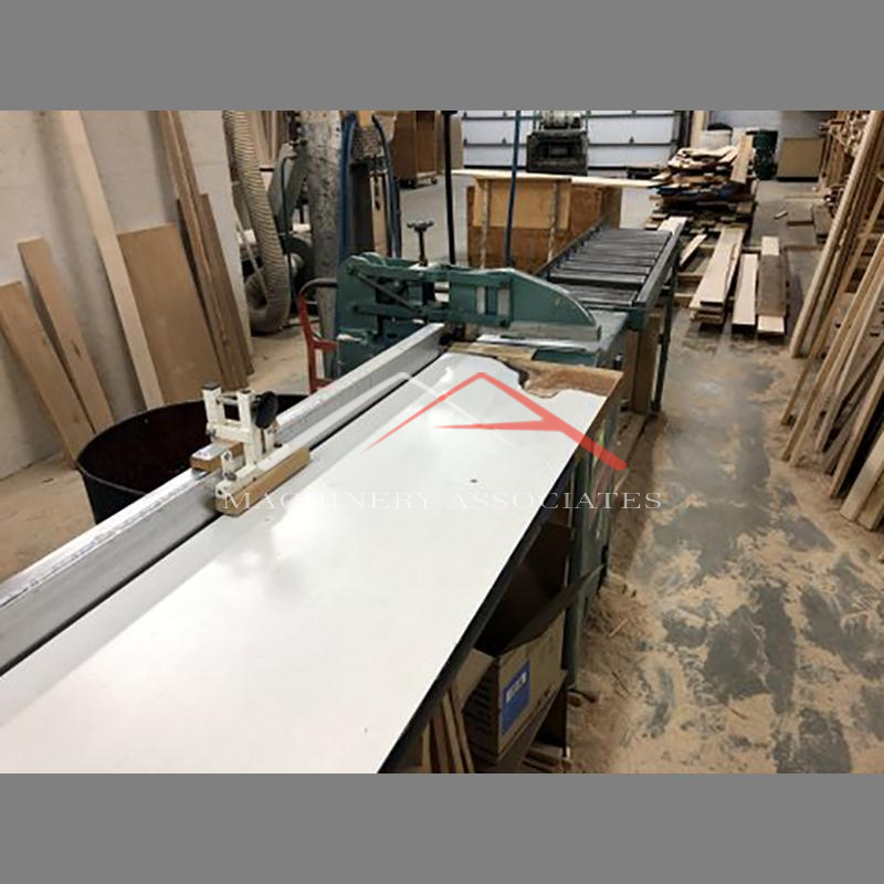 Pistorius Upcut Saw with Infeed Roller Conveyor