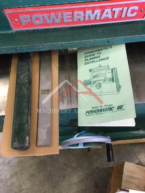 Powermatic Model 180 Planer