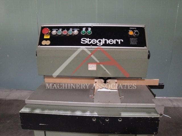 Used Stegherr Closed Halving Joint- Mullion Machine