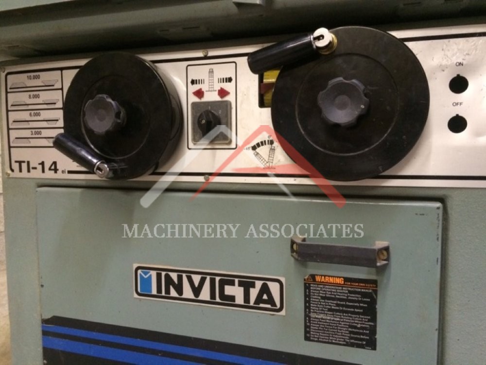 Invicta Tilt Shaper with Sliding Table and Feeder