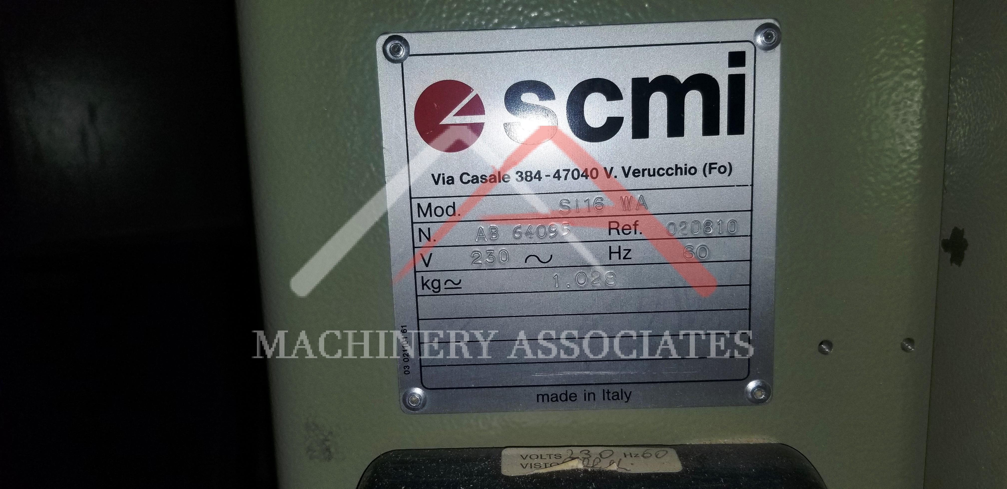 SCMI Model SI 16 WA Sliding Table Saw