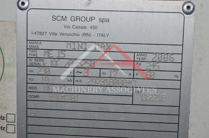 SCMI Technomax ME15 Hot Air EDGE BANDER