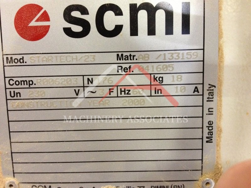 Scmi 23 spindle dowel boring machine