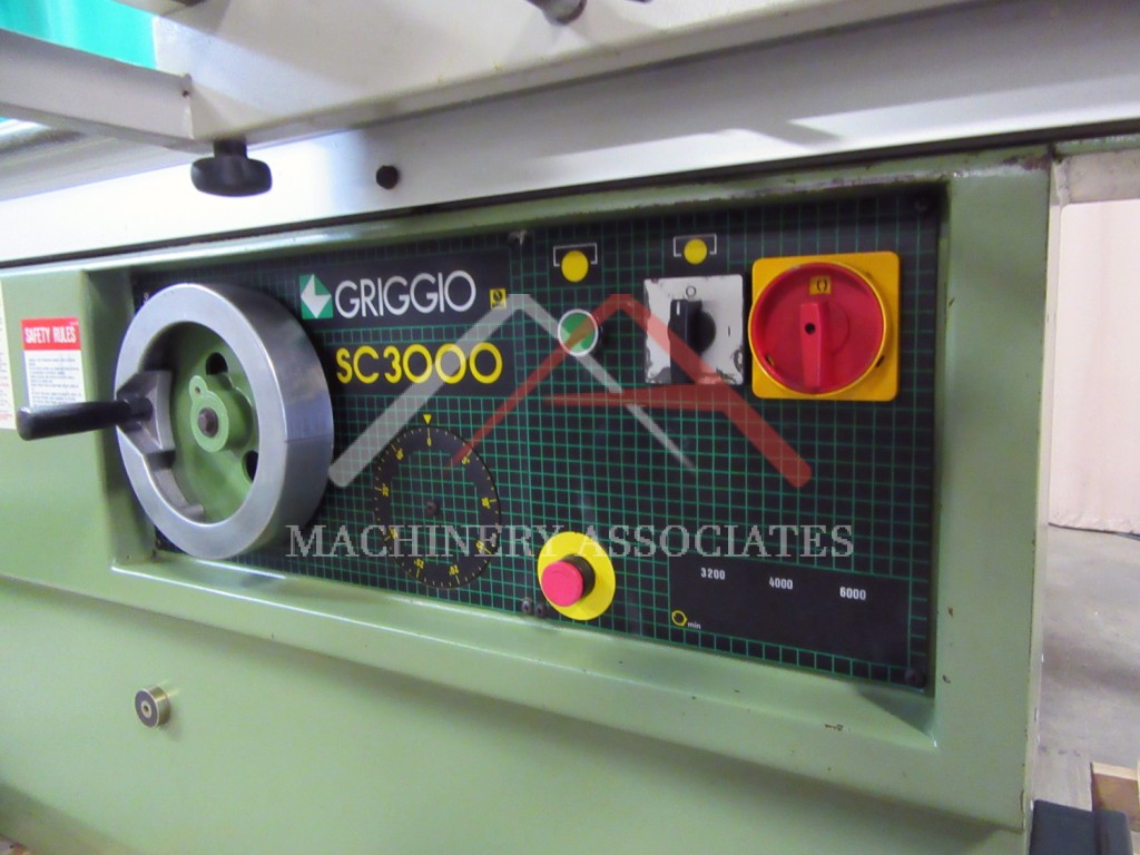 Used Griggio Model SC-3000 sliding table saw