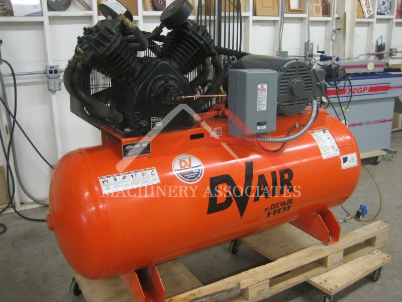 Used DeVair (formerly Devilbiss) 15 HP Dual Stage Air Compressor. US0337