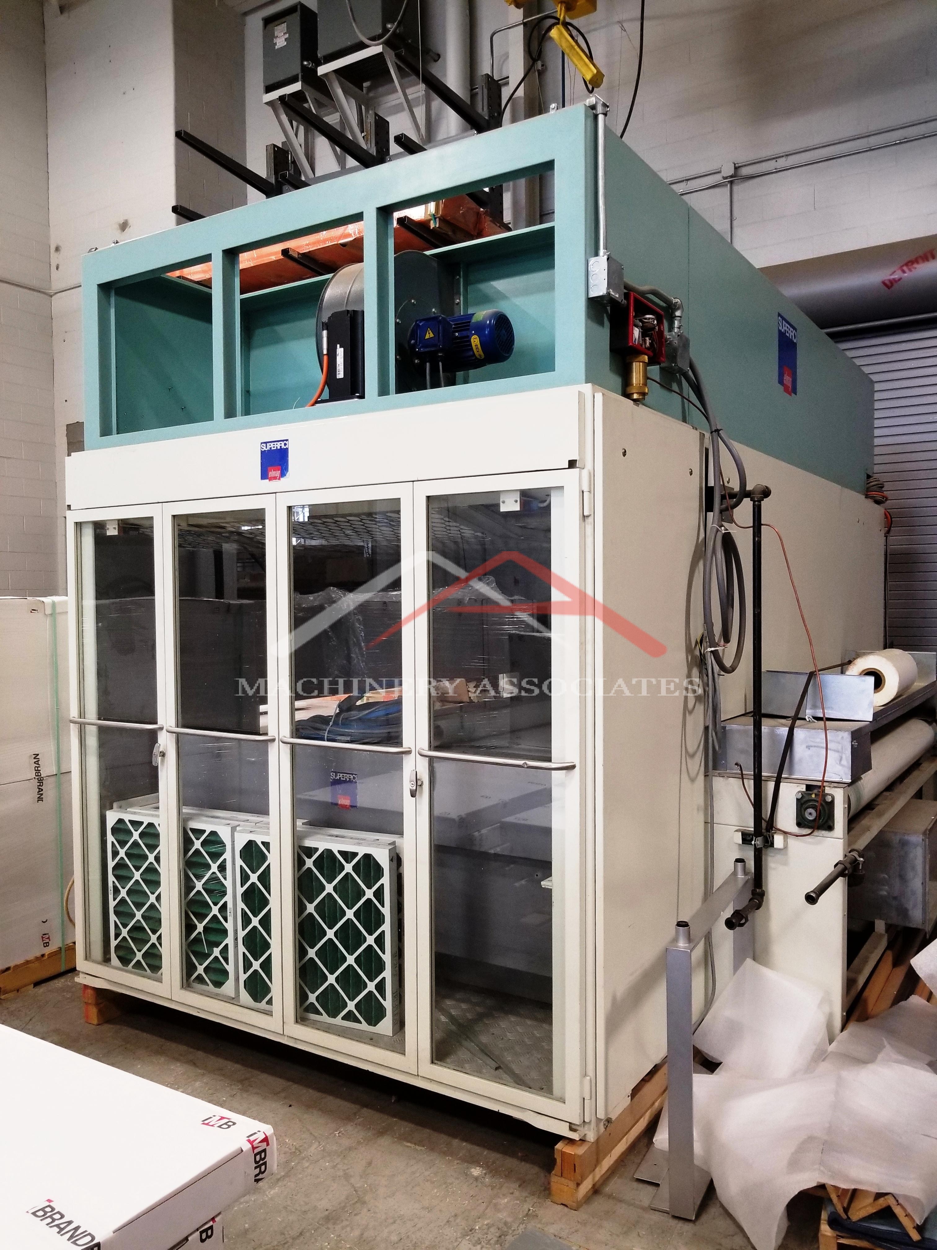 Superfici Twin Spray Automatic through feed spraying machine