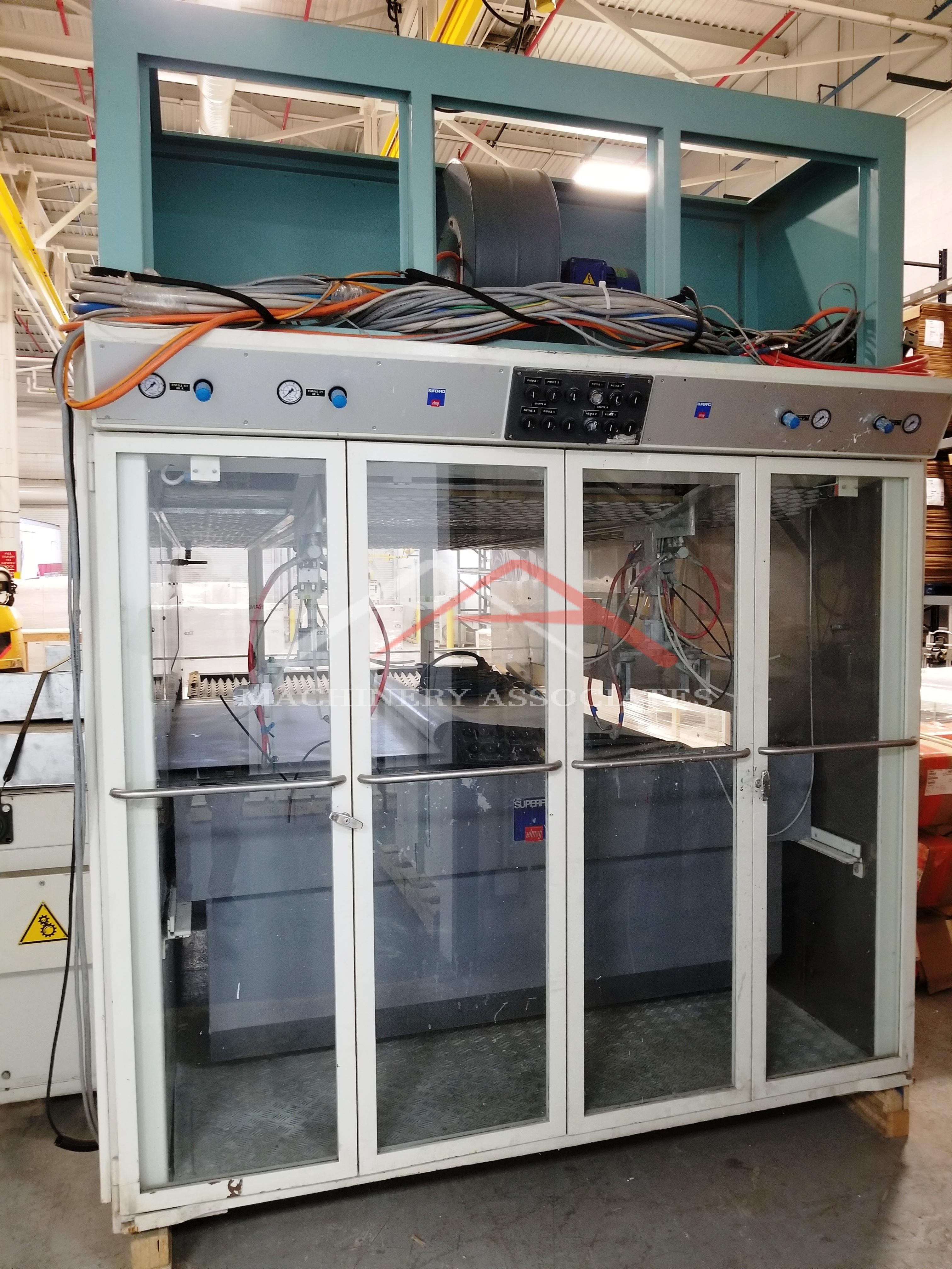 Superfici Twin Spray Automatic through feed spraying machine