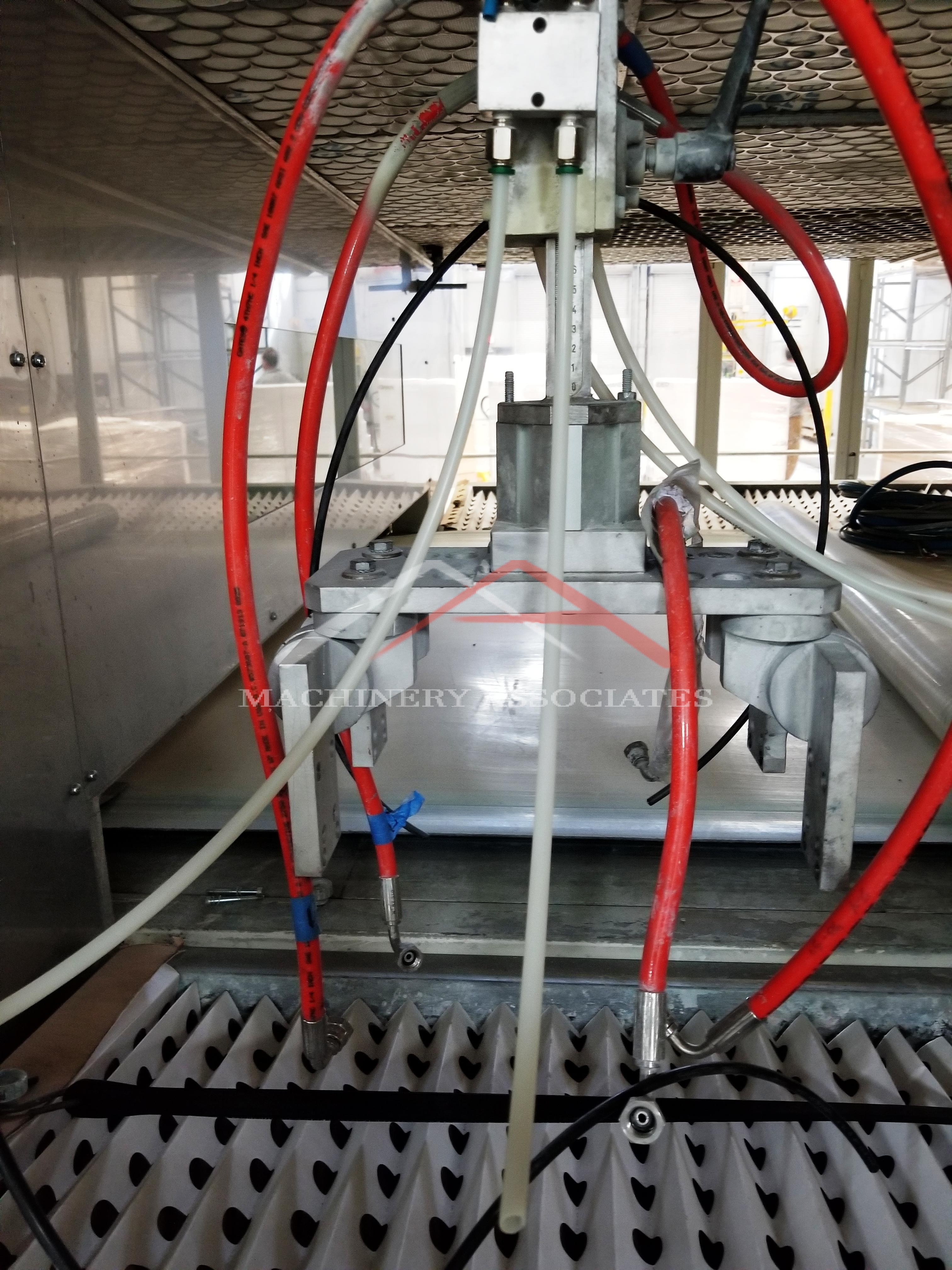 Superfici Twin Spray Automatic through feed spraying machine