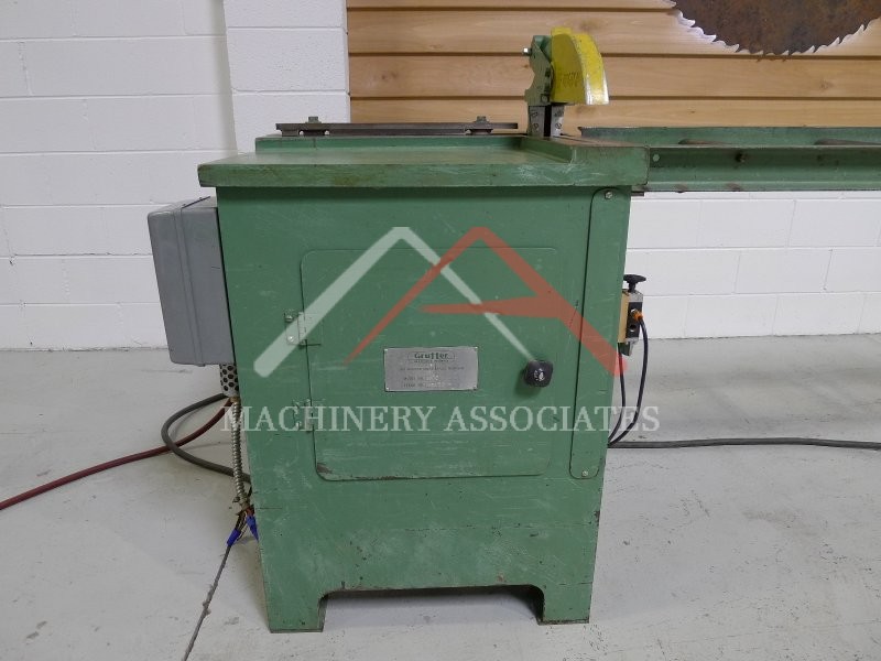 GRUTTER 16" UPCUT SAW W/ INFEED ROLLERS MODEL 1603