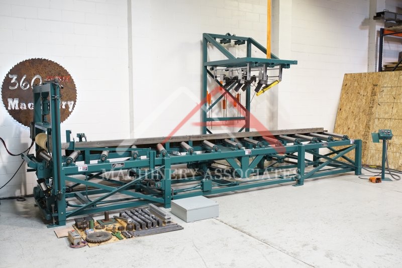 NEWMAN WHITNEY KF-24 GANG RIP W/INFEED ROLL/LASERS