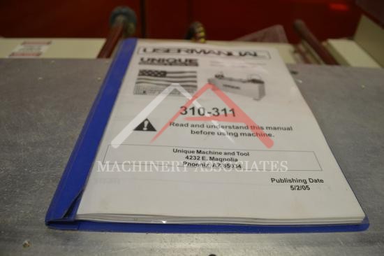 UNIQUE 311 DOUBLE COPE MACHINE