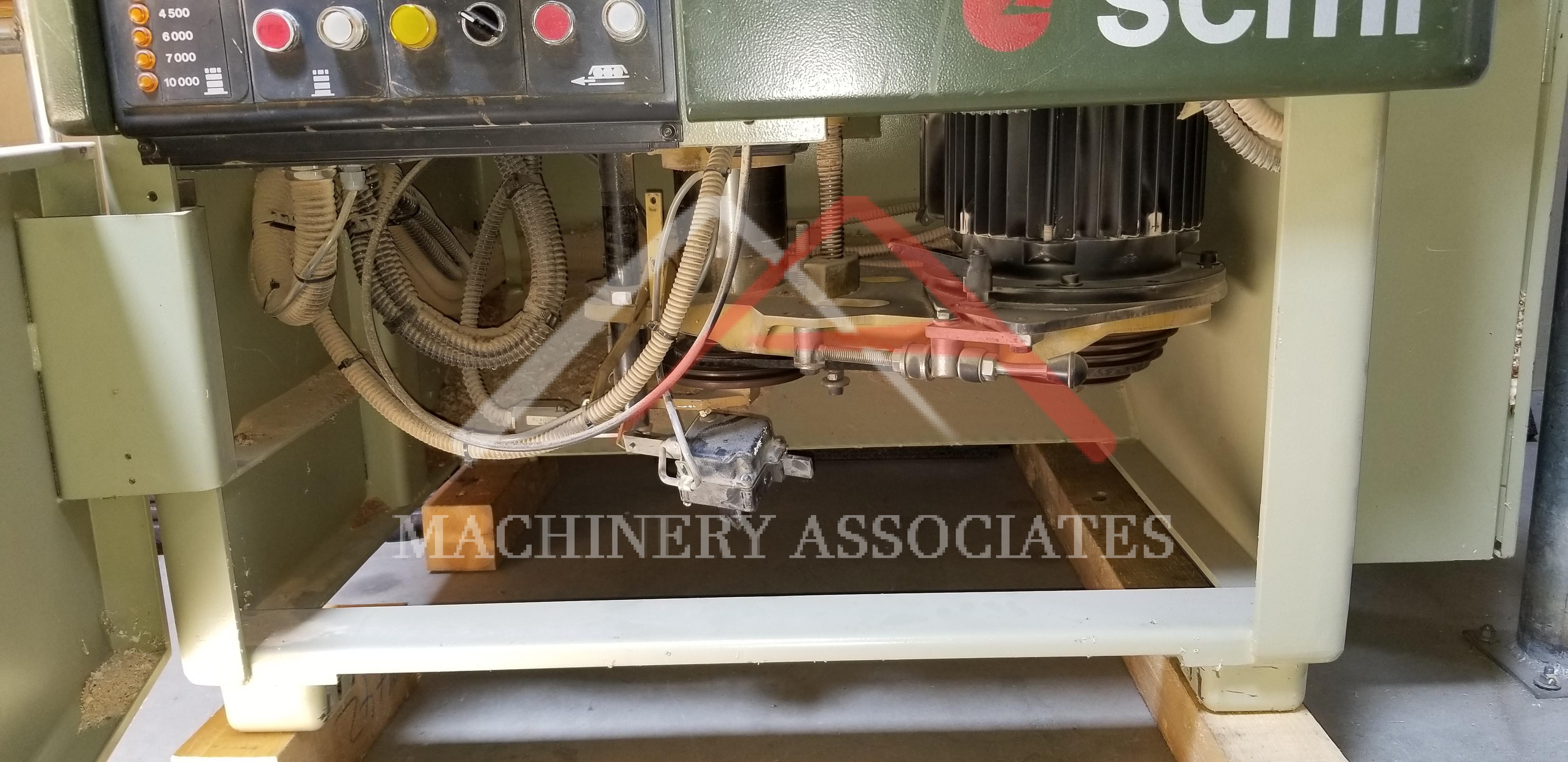 Used Scmi T150 tilt shaper wpower feeder