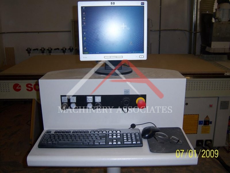 SCM Model #Pratix N12 4'x8' CNC Machine Center with Rake System