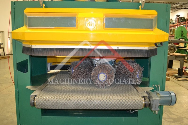 Fladder Model 300/Gyro Automatic, Feed-Thru Denibbing and Finish Sander