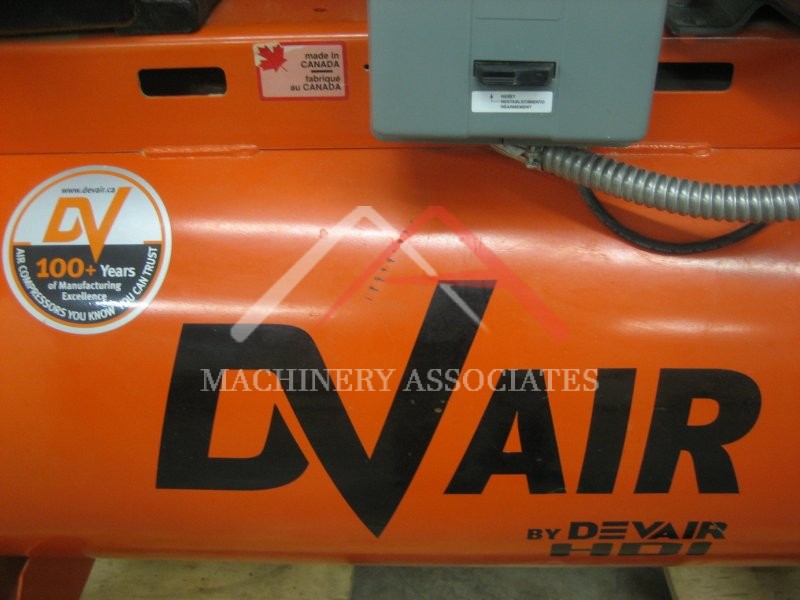 Used DeVair (formerly Devilbiss) 15 HP Dual Stage Air Compressor. US0337