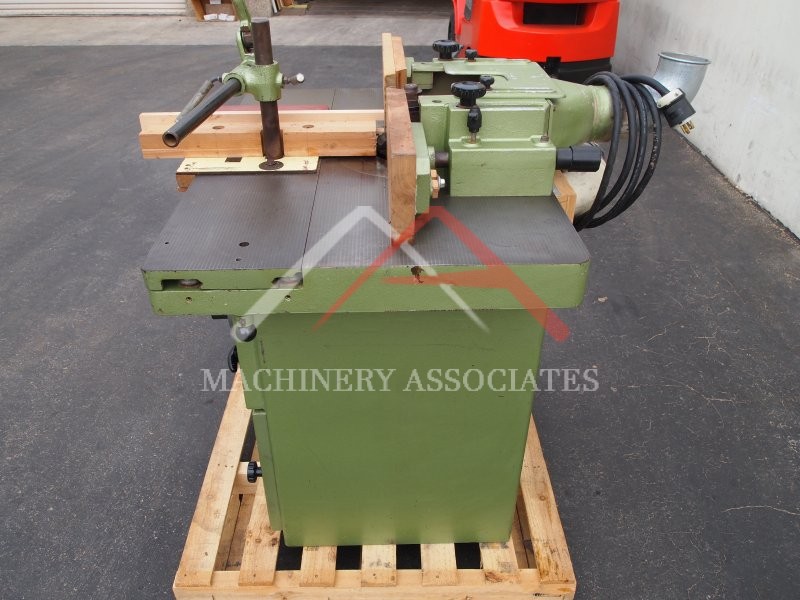 Griggio T-100 6HP Sliding Table Shaper (4-Speed) W Powerfeeder