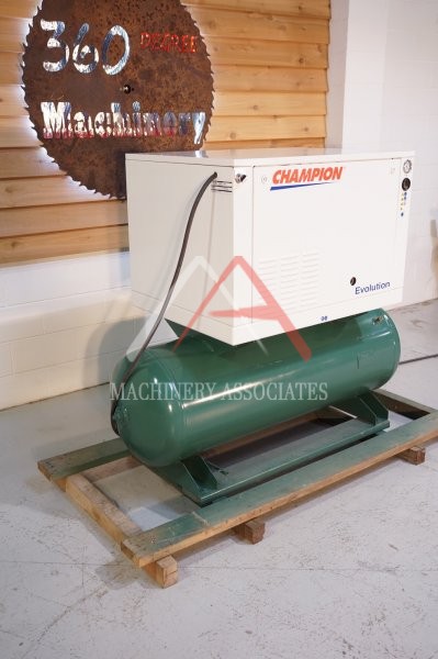 2009 CHAMPION EVOLUTION USA BUILT 7.5HP AIR COMPRESSOR