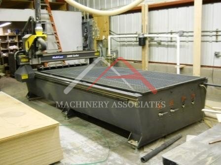 Multicam 3000 Series CNC Router, 5’x10’ Table, 10HP Spindle, 8 Station ...