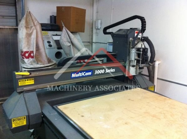 Multicam 3000 Series CNC Router, 4'x8' Table, EnRoute Software, 4HP ...