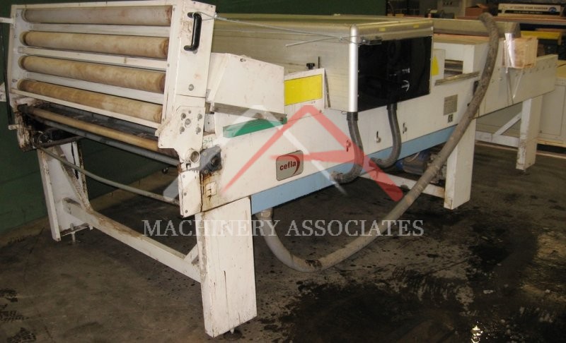 Used Cefla Model TTE 4350/RE/SCR UV Curing Oven