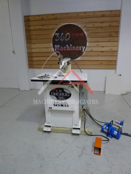 2004 C.R. ONSRUD 750 SS INVERTED PIN ROUTER WITH VACUUM PUMP
