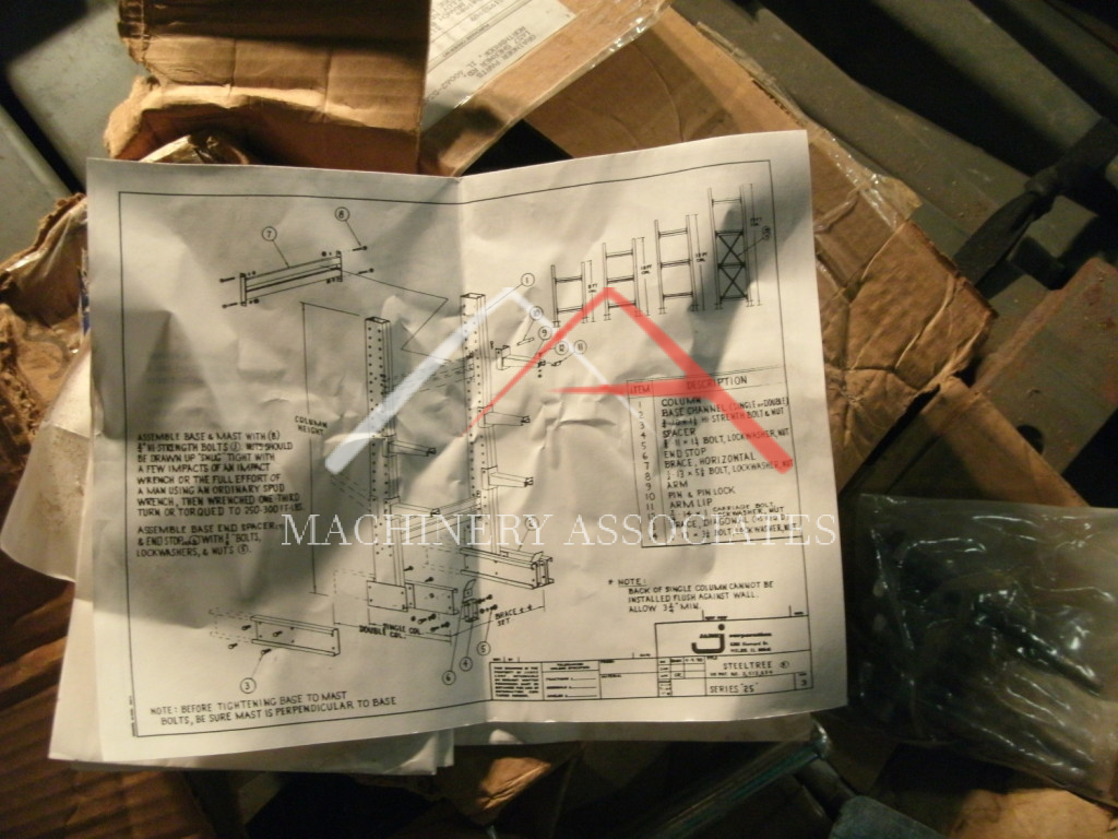 Used Jarke Canteliver Lumber Racking