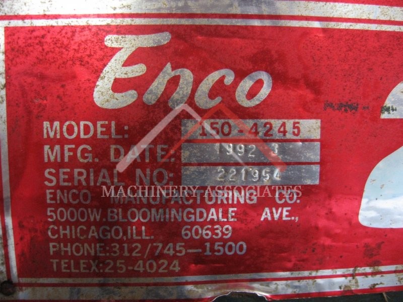 Used Enco Model 150-4245 Planer