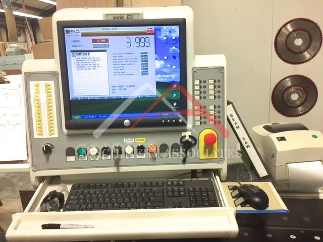 Very clean Selco EB-100 front load panel saw